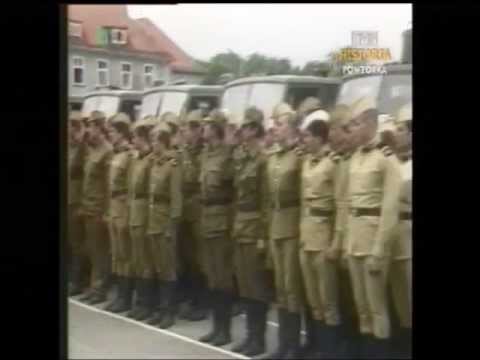 PRL 1989 Świdnica. Wojska radzieckie opuszczają Polskę