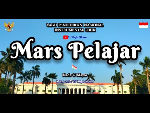 MARS PELAJAR Instrumental Lirik Lagu Pendidikan. VJ Raja Oloan Music Arr. Nada G Mayor