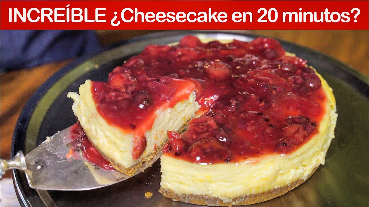 ¿Cómo preparar cheesecake? Truco en 20 minutos - YouTube