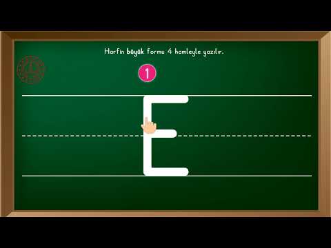 Büyük E Harfi Yazılış Videosu