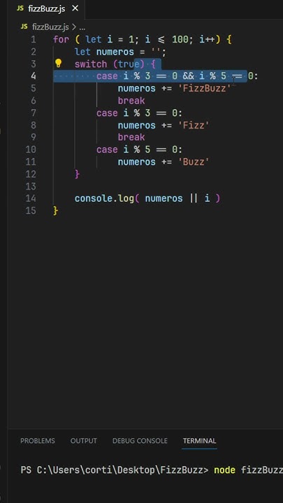#SHORTS Prueba técnica "FIZZBUZZ" JavaScript #shortsdev - YouTube