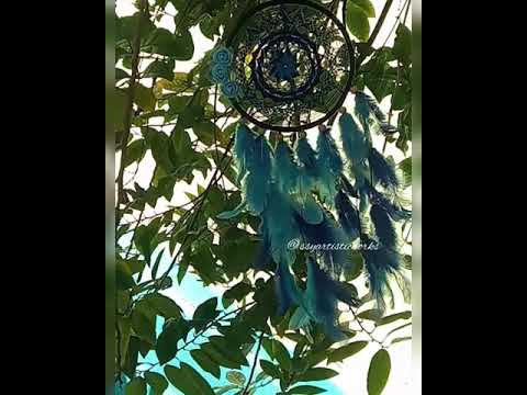 Ocean Blue WIND CHIME /Dream Catchers/Beautiful And Simple /Home Decoration/Project Work/Gift Ideas.