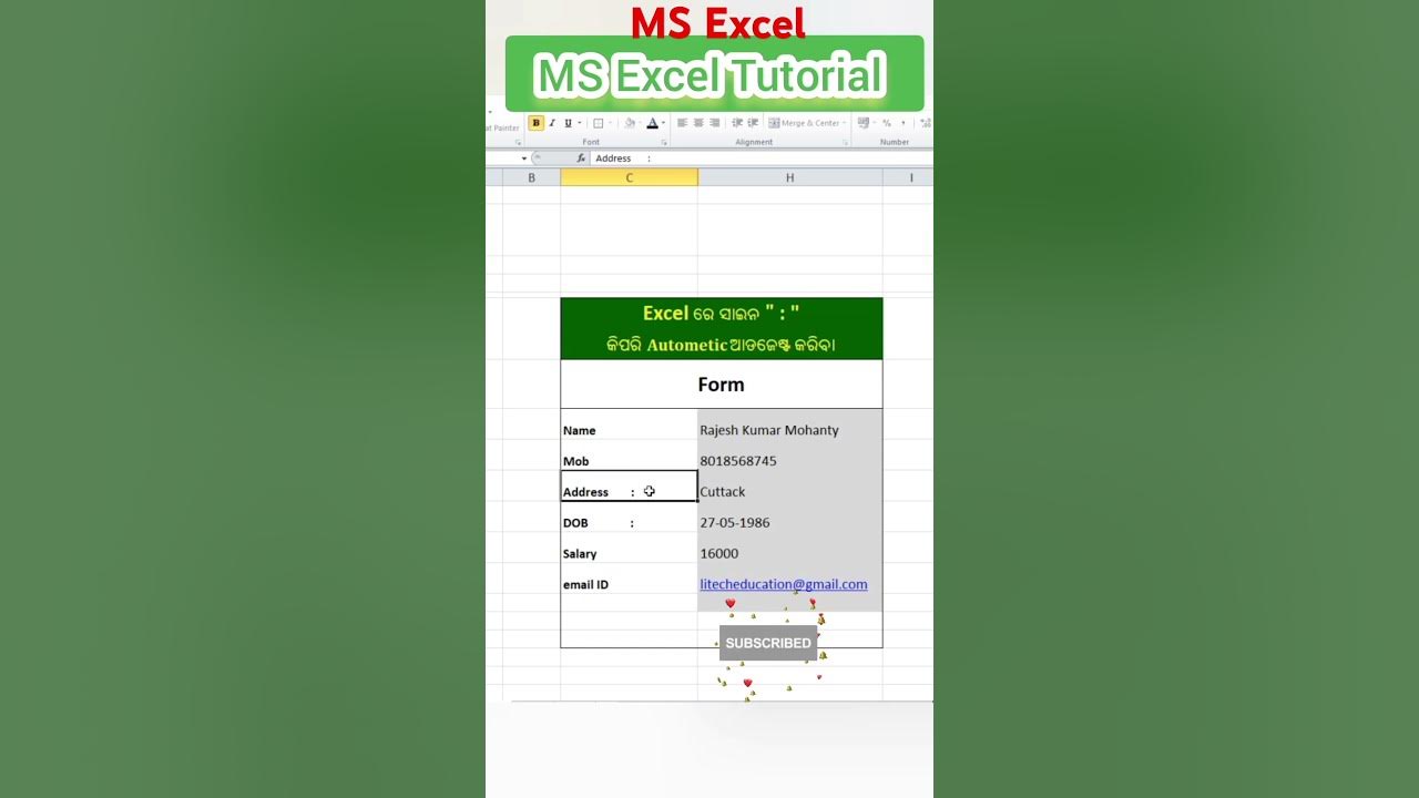 MS Excel practical #excel #computerknowledge #computereducational - YouTube