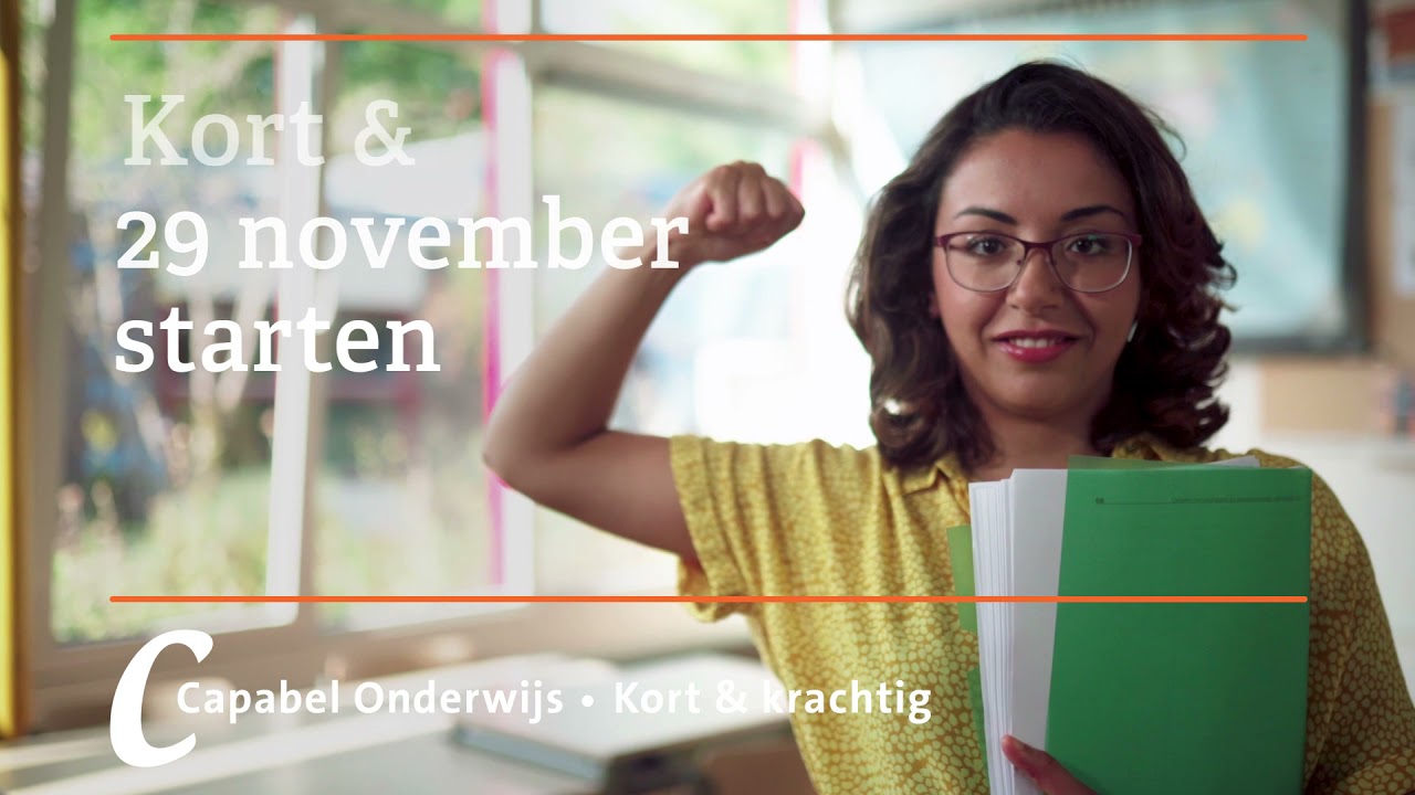 Capabel Onderwijs mbo opleiding Onderwijsassistent - YouTube