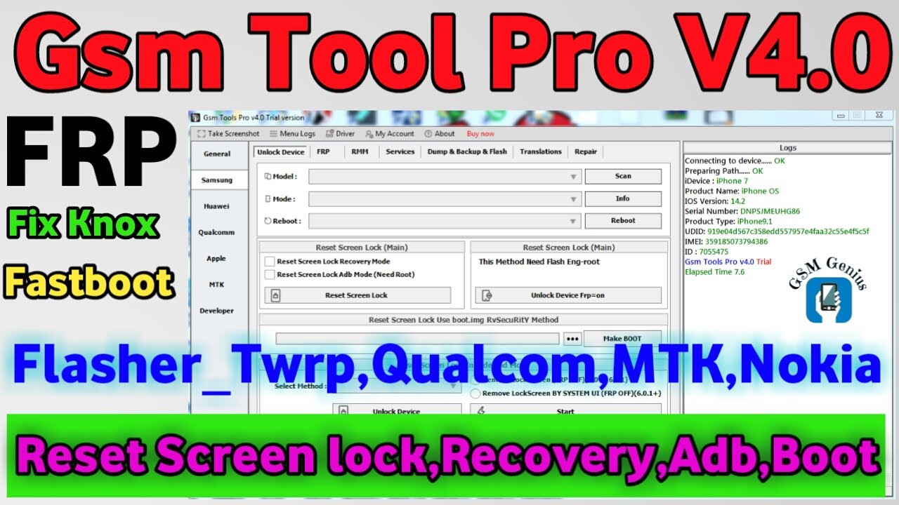 Gsm Tools Pro v4.0 Samsung,Oppo,Vivo,Nokia,Apple,Mtk,Qualcomm,FRP ...
