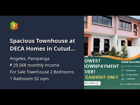 Spacious Townhouse at DECA Homes in Cutud Angeles City - YouTube