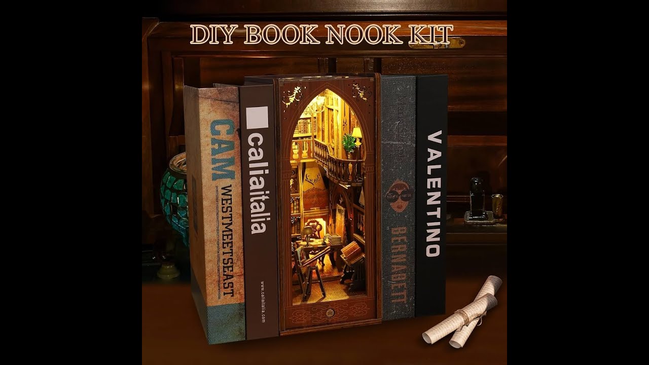 📚 🧩 Shelf-Sized 3D Puzzles | Bookcase Diorama Display | NEW Book Nook ...