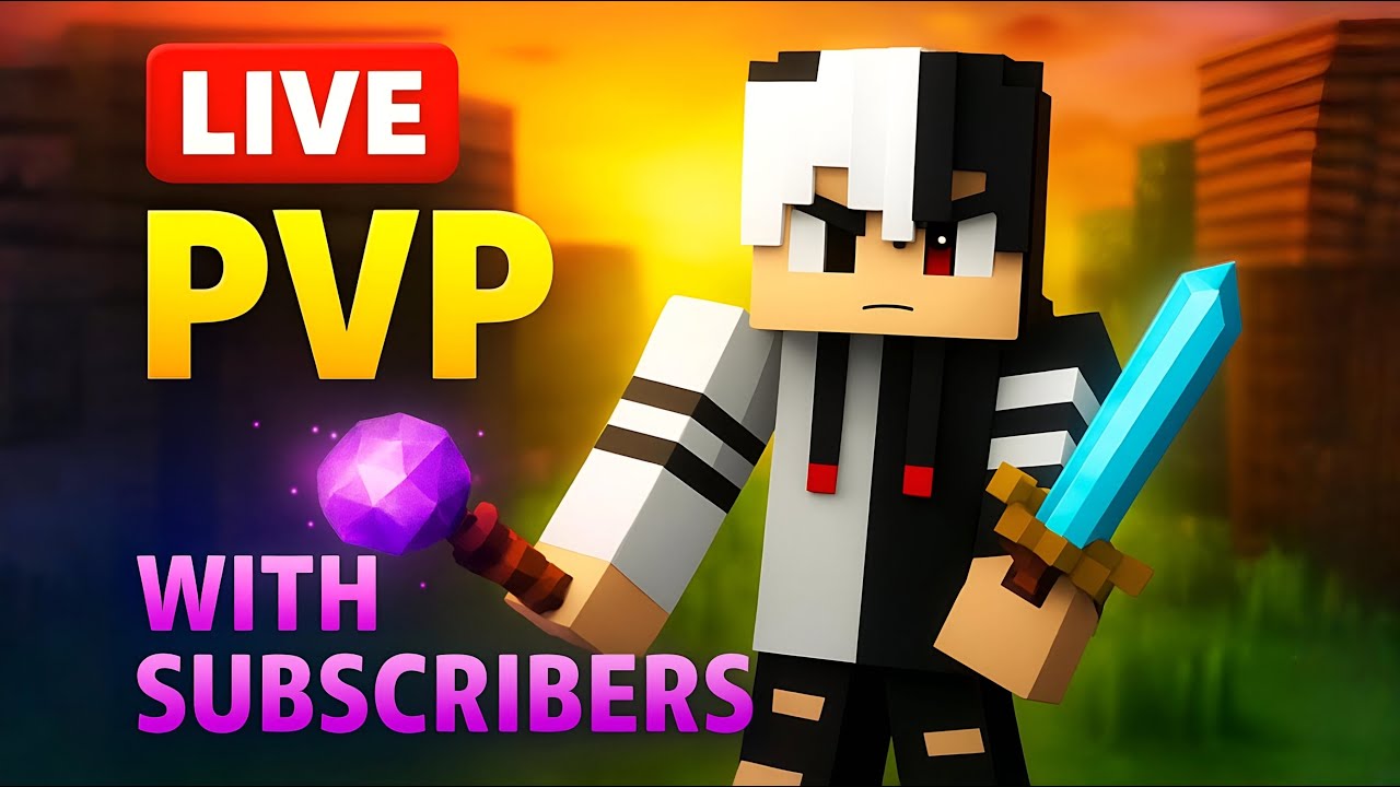 Minecraft PvP LIVE With Viewers! 🔥 | 1v1, FFA & Mini Games! - YouTube