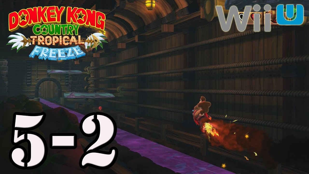 Let's Play: Donkey Kong Tropical Freeze - Fase 5-2 - Reckless Ride ...