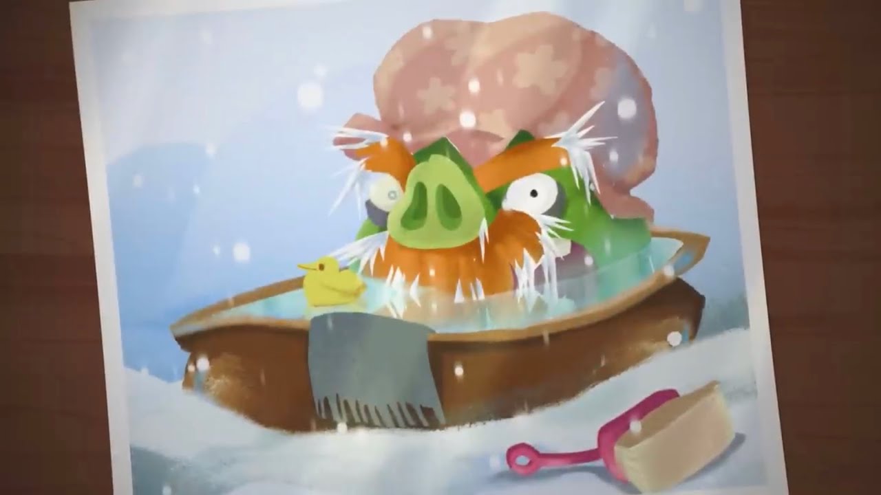 Ode to snow- 2013 angry birds Christmas song - YouTube