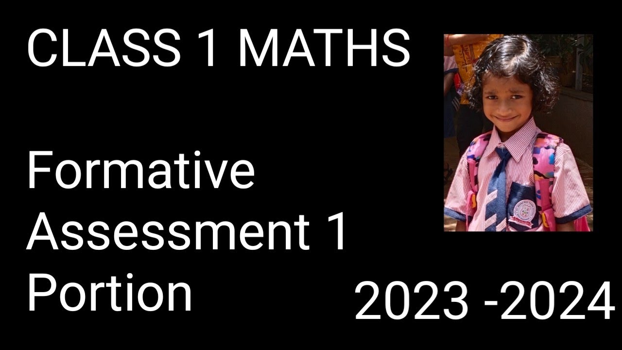 #2023 Class 1 Maths FA 1 portion #maths - YouTube