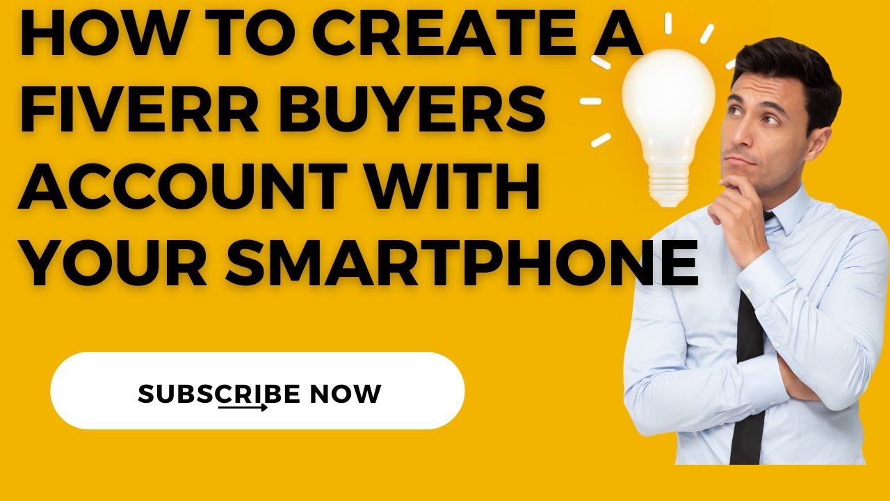 How to create a fiverr account using your smart phone!! - YouTube
