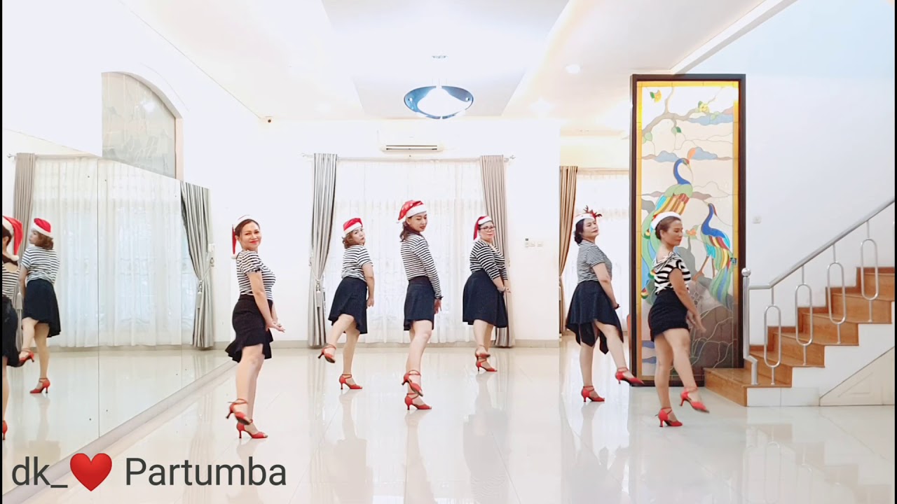 Santa Baby - line dance - YouTube