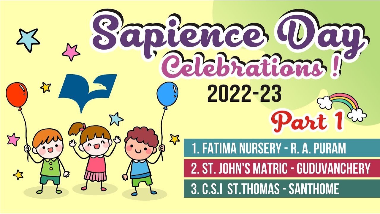 Sapience Day Celebrations | Part - 1 | Sapience Publications - YouTube