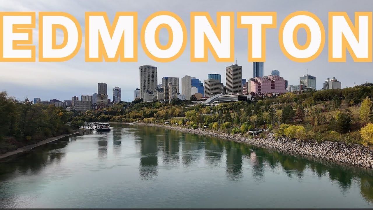 Walking Tour of Louise McKinney Riverfront Park Edmonton Alberta Canada ...