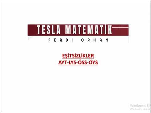 EŞİTSİZLİKLER ÇIKMIŞ SORULAR (AYT-TYT-MSÜ-DGS-KPSS LİSANS-KPSS ORTAÖĞRETİM-KPSS ÖNLİSANS)
