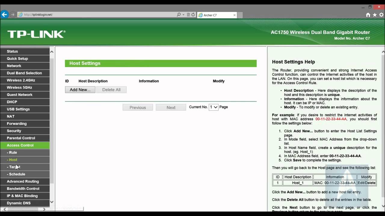 TP Link Archer C7 AC1750 Dual Band Wireless Gigabit Router PART 3 4 ...