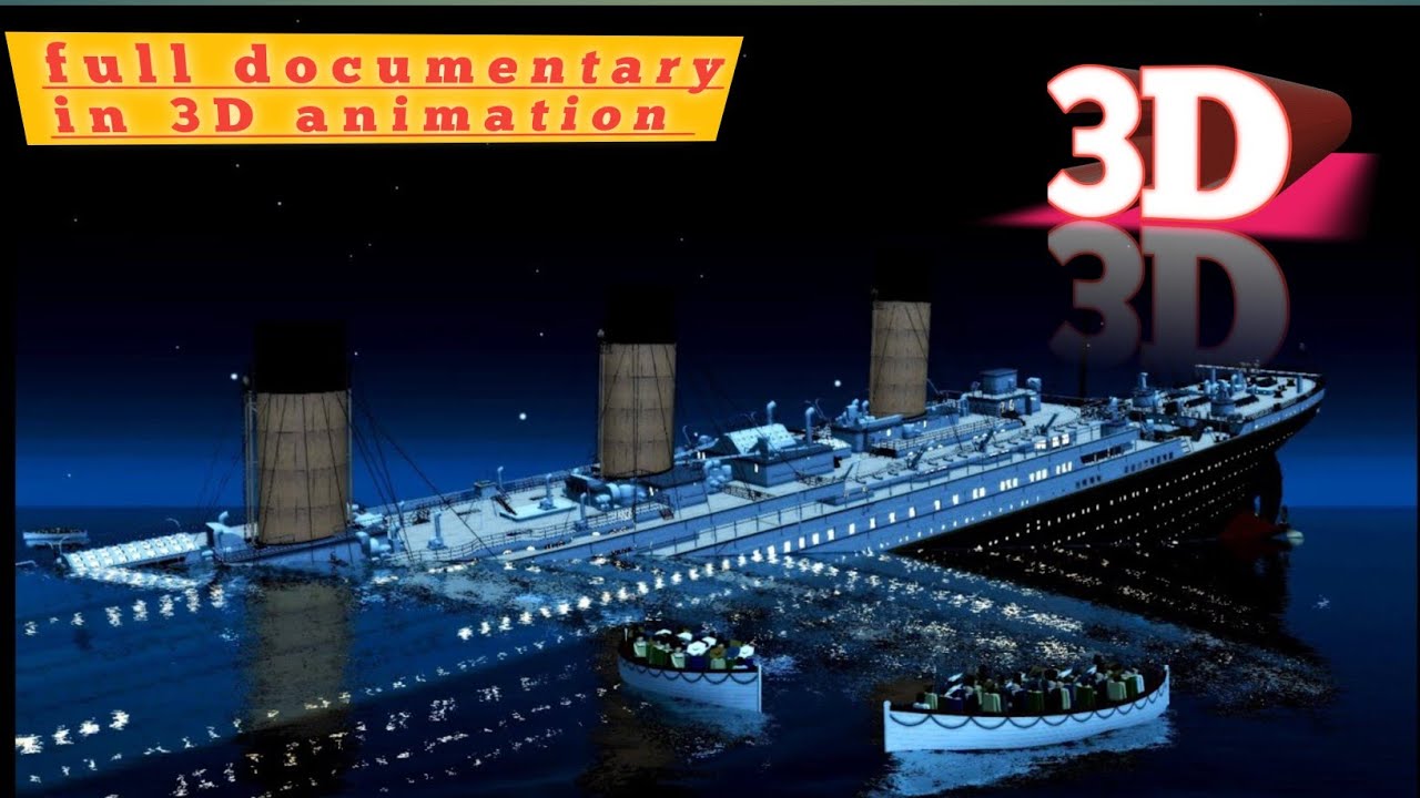 Titanic animation 3d video full documentary || titanic kese duba # ...