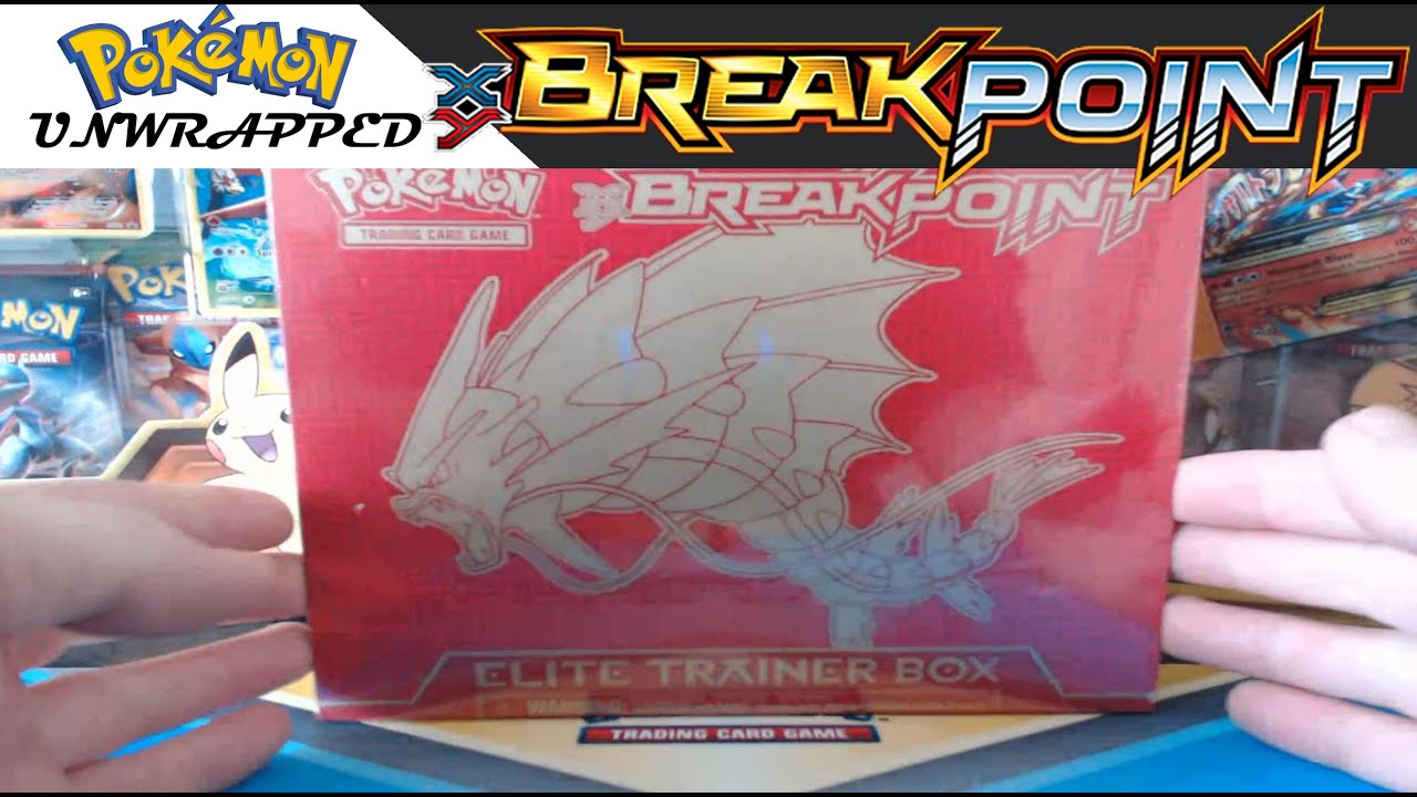 NEW Pokemon BREAKPOINT ELITE TRAINER BOX - POKEMON UNWRAPPED - YouTube