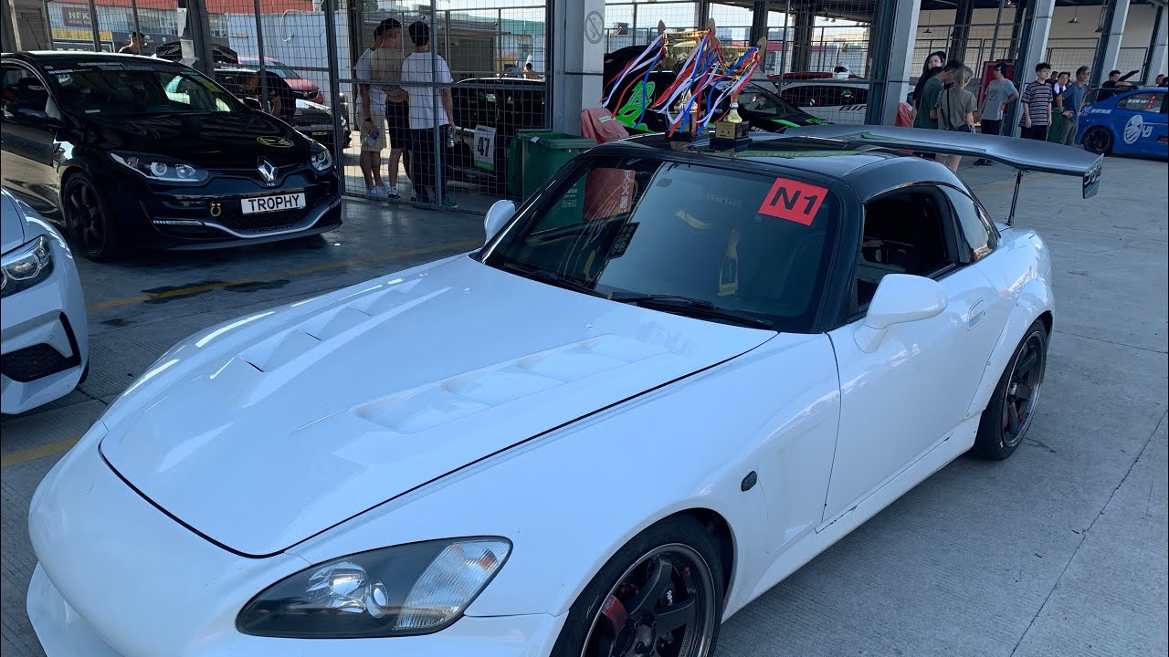 Honda S2000 AP1 @ GIC Wilson Time Attack Super Battle 2nd place 1:29 ...