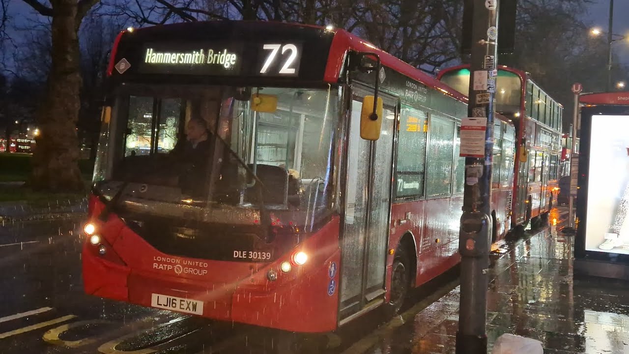 *Slight Turbo Leak* RATP DLE30139 LJ16EXW Bus Route 72 (ADL Enviro ...