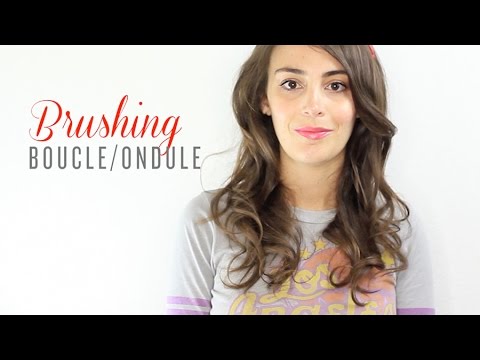 Tuto Brushing Bouclé Ondulé sur cheveux longs