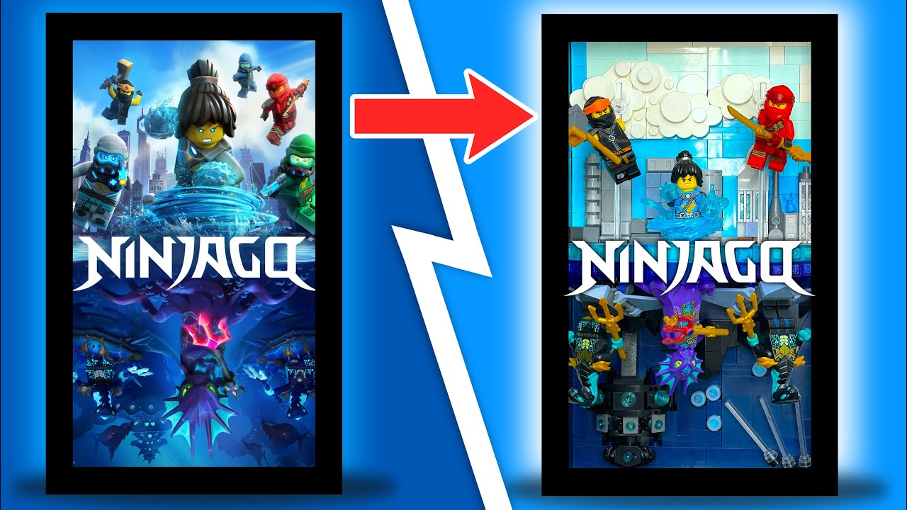 I Made LEGO Ninjago ART... - YouTube