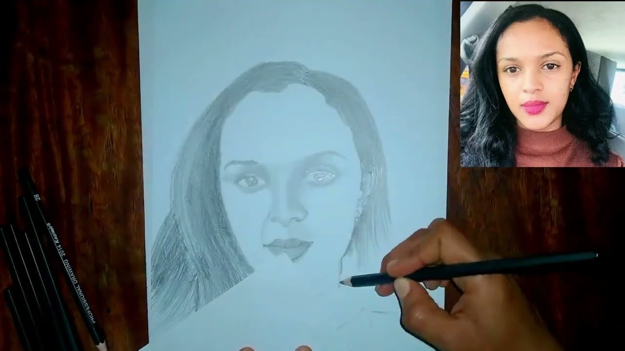 Drawing of Adey | አደይ - YouTube