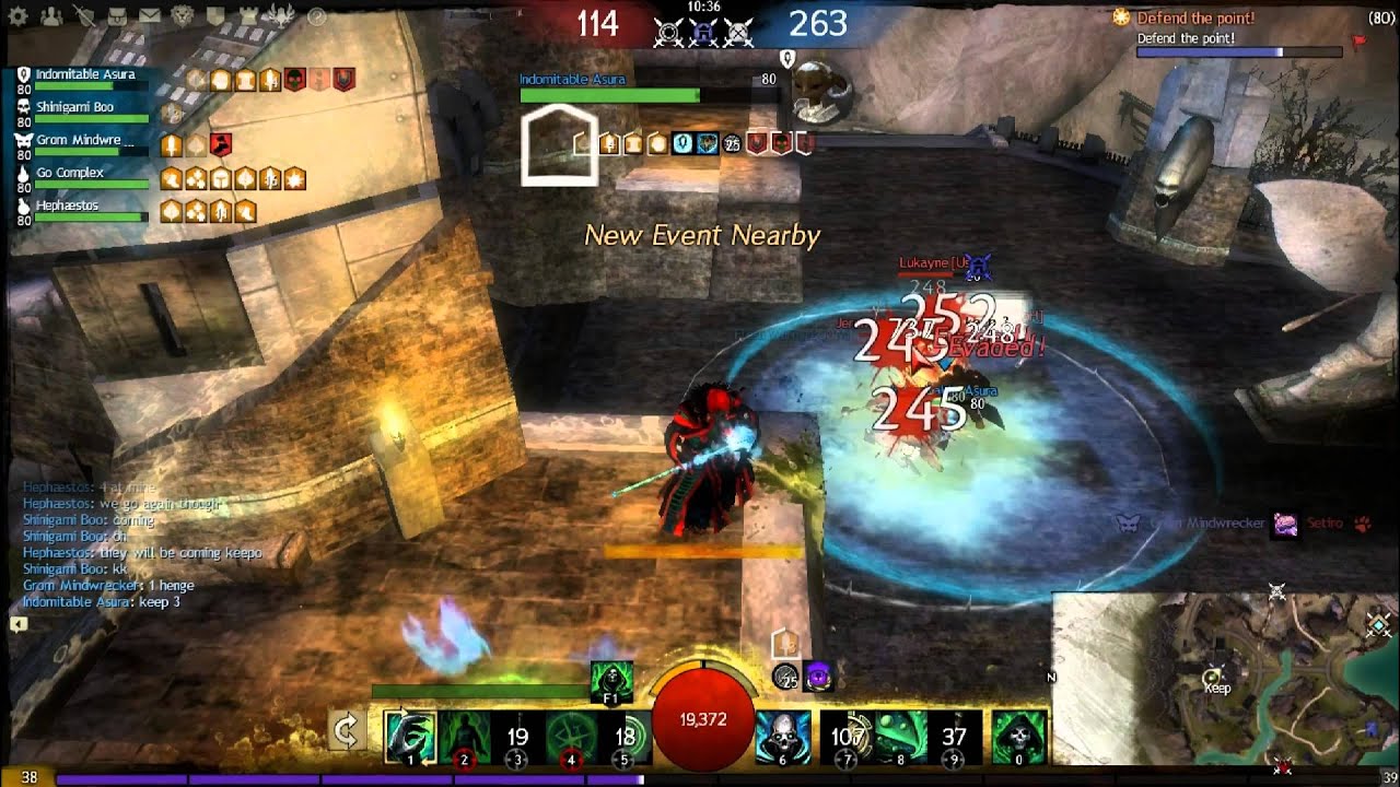 Guild Wars 2: Condition Necro Flesh Wurm tPvP - YouTube