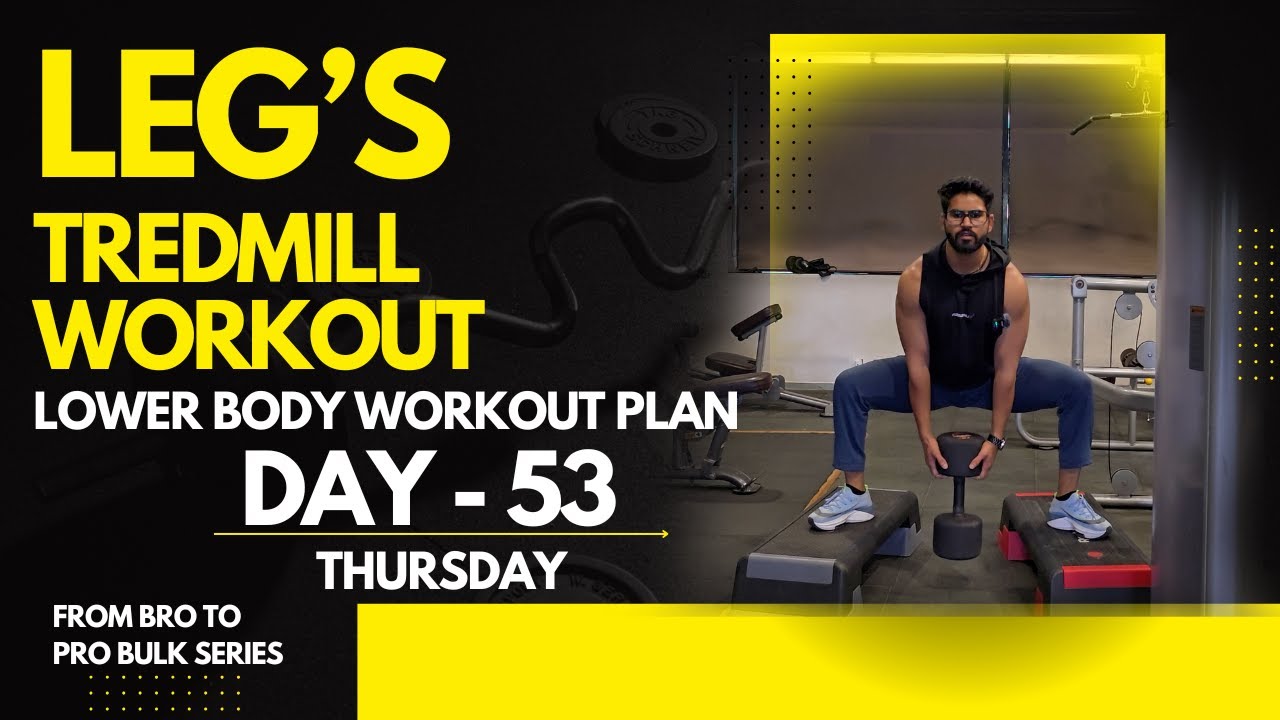 Day 53 | Thursday Lower Body Workout🔥| Leg's |🏋🏽From Bro to Pro Bulk ...