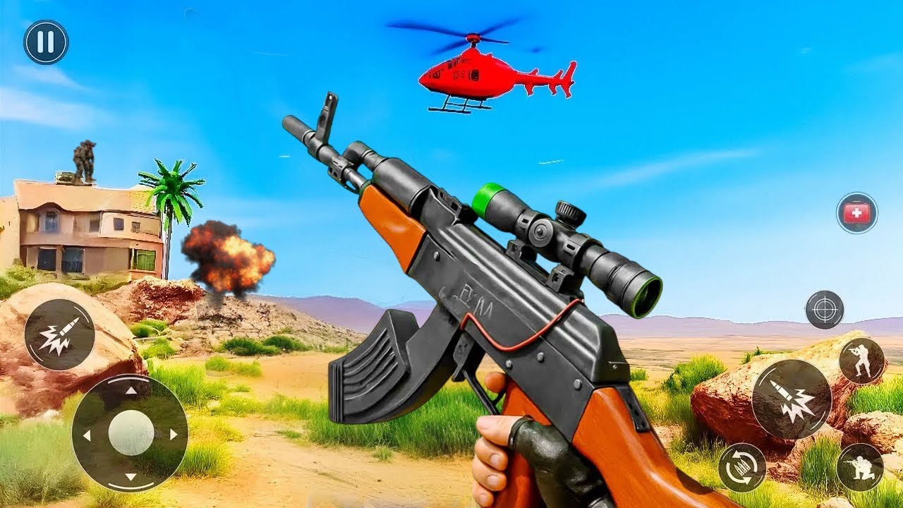 Counter Strike FPS Commando - Gun War Gameplay | Offline Shooting Game ...