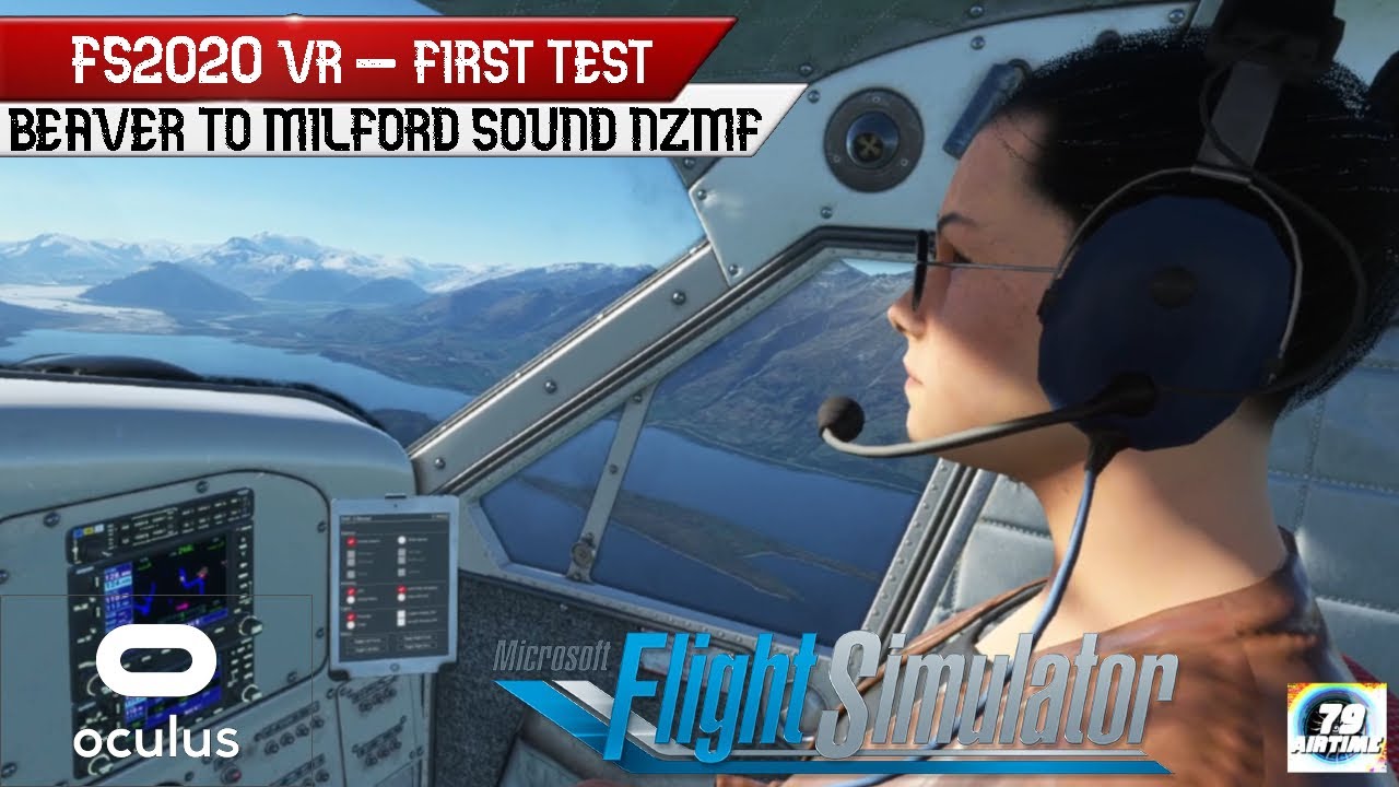 FS2020 VR test flight - Milford Sound - YouTube