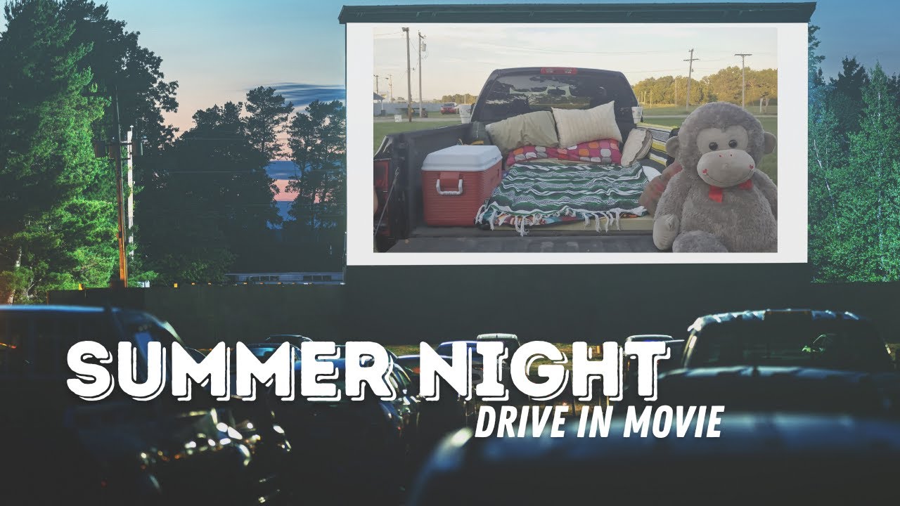 Summer Night Drive-In Movie Truck Bed Style! Space Jam! - YouTube