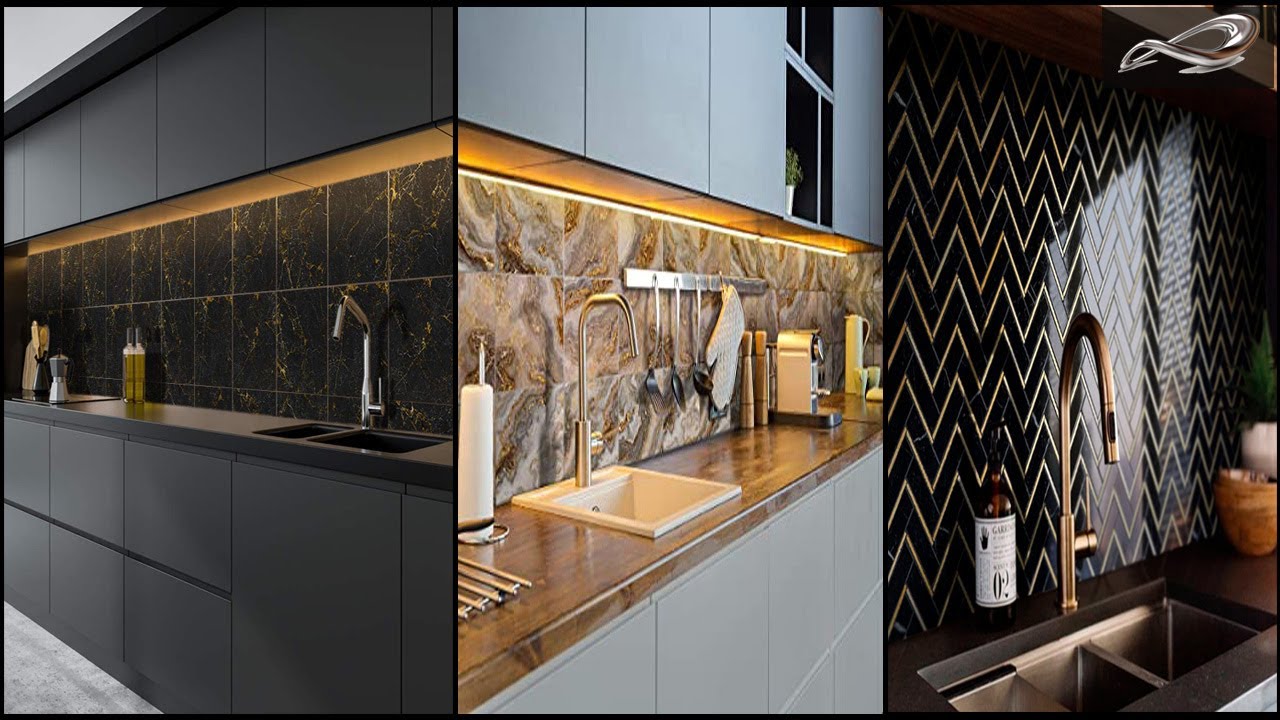 400+ Modular Kitchen Backsplash Tiles | Back Painted Glass Design ...