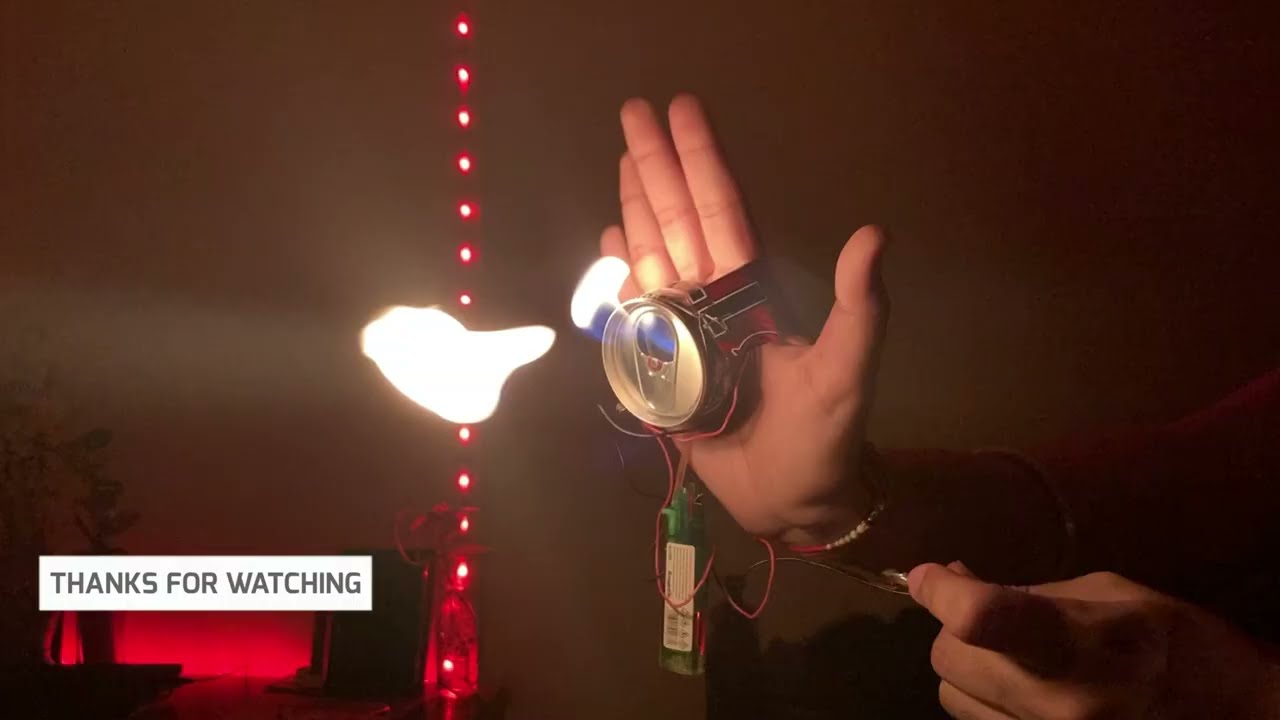 How To Make IronMan HAND BLASTER at Home - YouTube