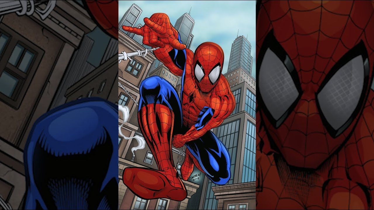 Spider-man Comic ART From Sketch to Finished Colors using Procreate ...