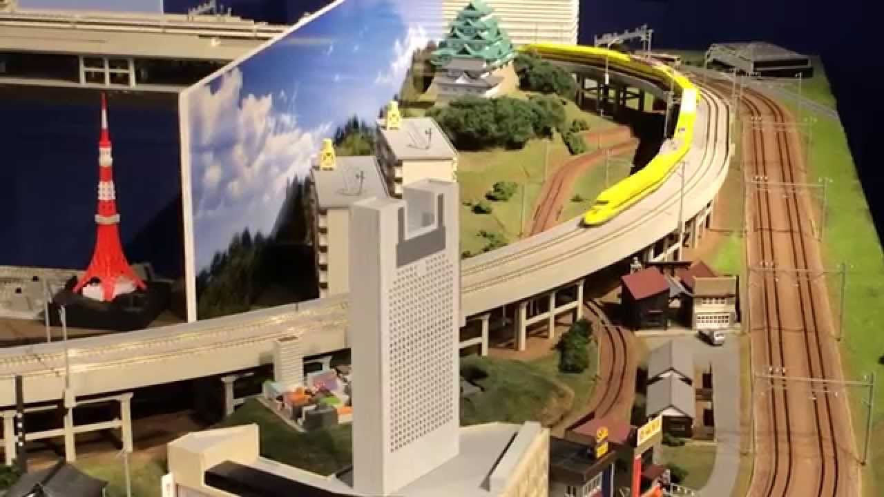 電車（鉄道模型）いっぱい 子供向け N scale model railway in Japan - YouTube