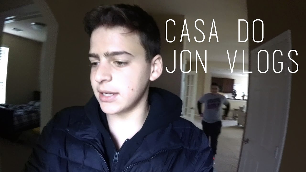 FUI NA CASA DO JON VLOGS NOS EUA ? - YouTube
