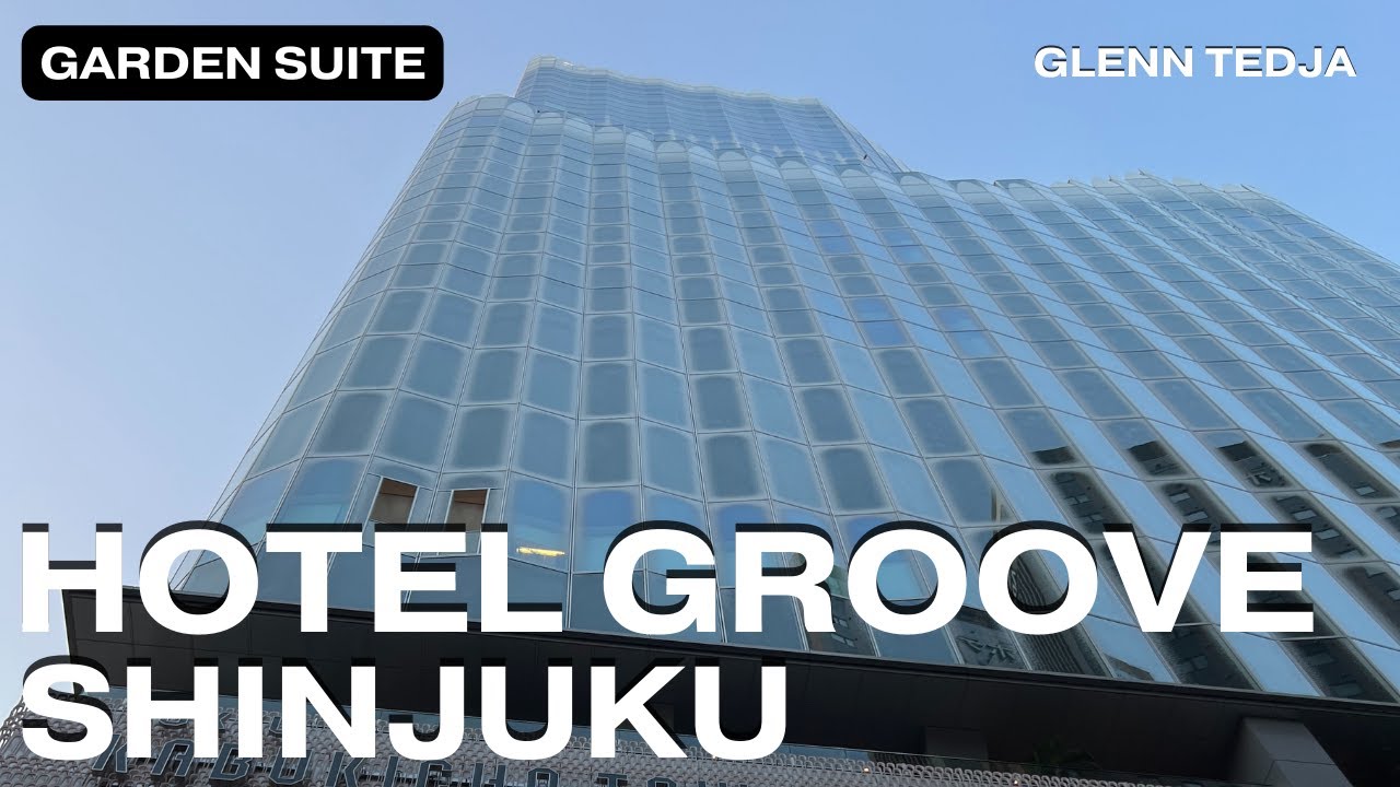 [4K] Garden Suite at the Newest Hotel in Shinjuku, Tokyo (Hotel Groove ...