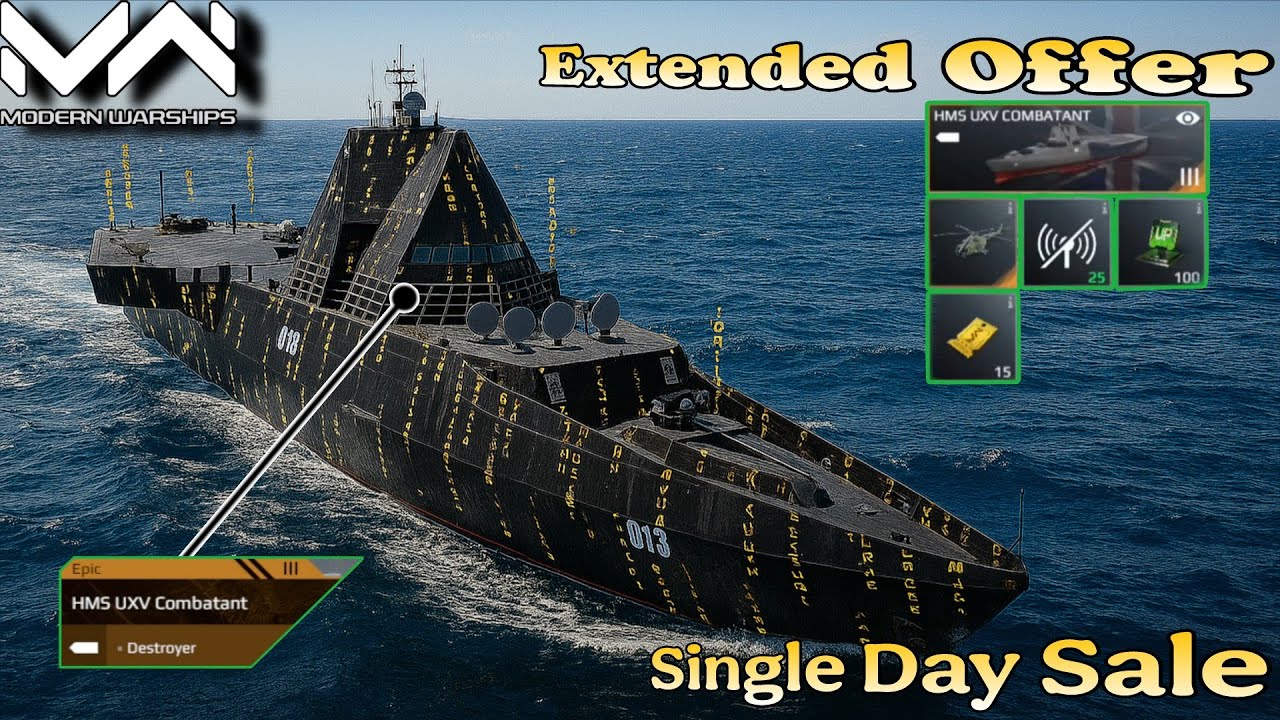 HMS USV Combatant - Singles Day Sale Extended Bundle Offer | Modern ...