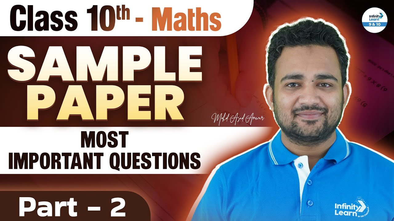 Class 10th Maths Sample Paper and Most Important Questions | Class 10th ...
