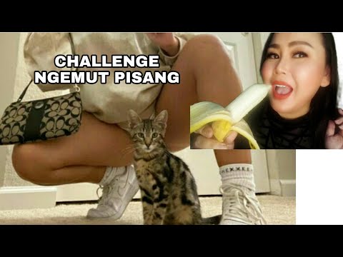 CHALLENGE NGEMUT PISANG PALING BESAR#bananachallenge