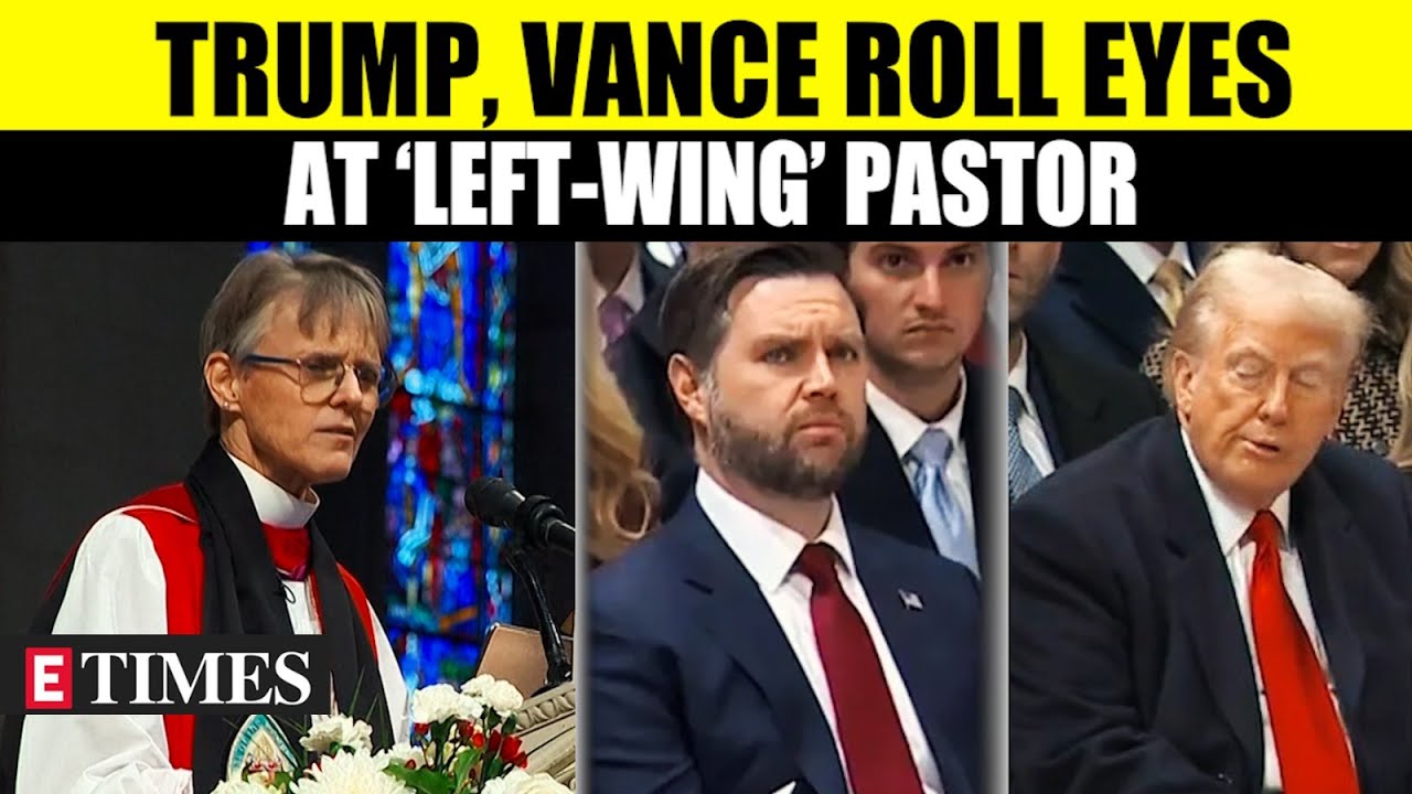 Trump’s EPIC ‘Eye Roll’ Goes Viral, Stuns Cathedral After Bishop’s ...