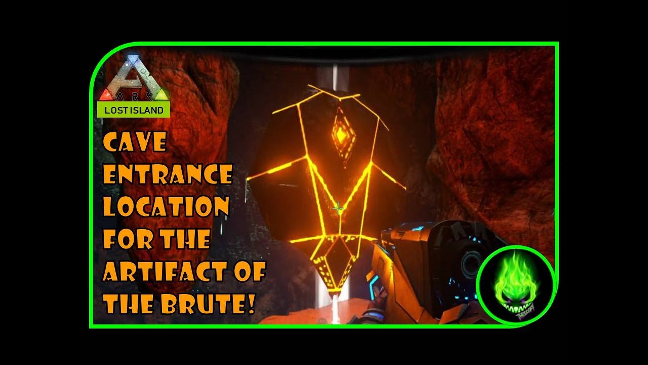 ARK: LOST ISLAND - CAVE ENTRANCE LOCATION FOR THE ARTIFACT OF THE BRUTE ...