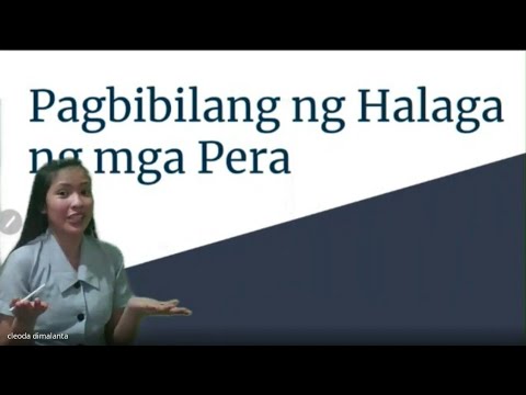 PAGBIBILANG NG HALAGA NG MGA PERA - YouTube