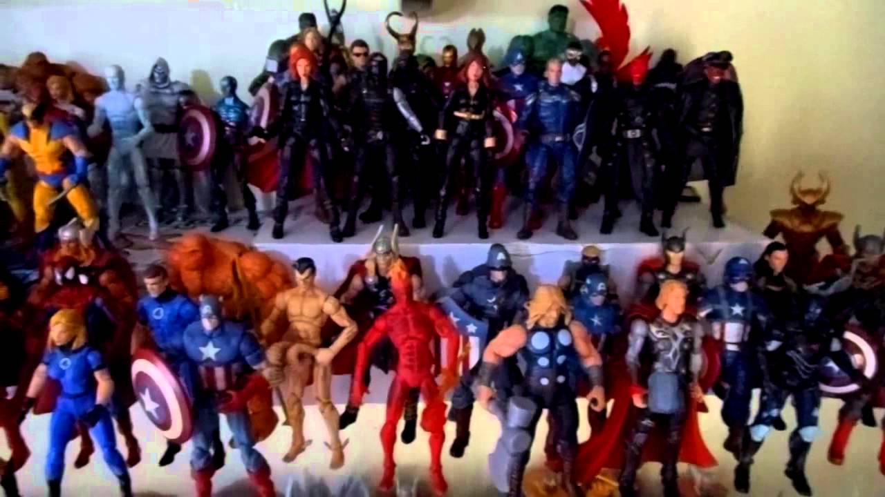 Mi colección personal marvel universe, legends, select 2015 - YouTube