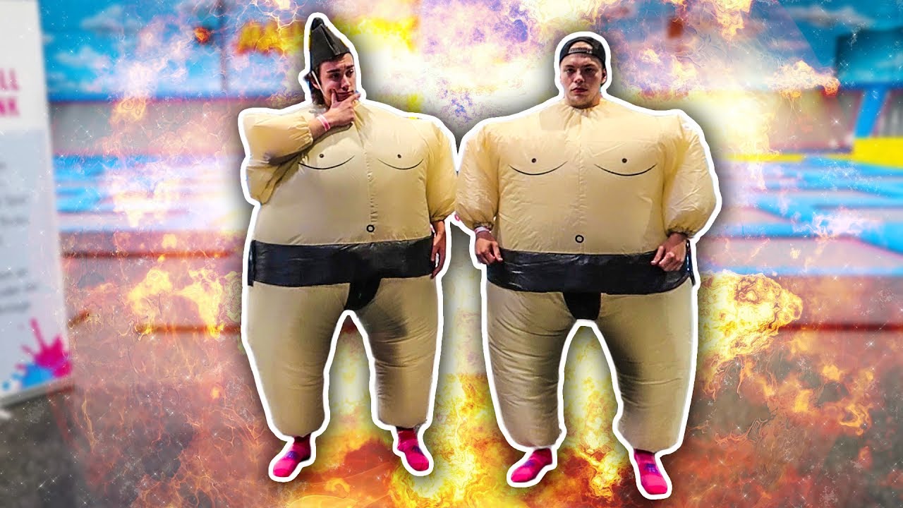 SUMO RINGER IM TRAMPOLINPARK ! - YouTube