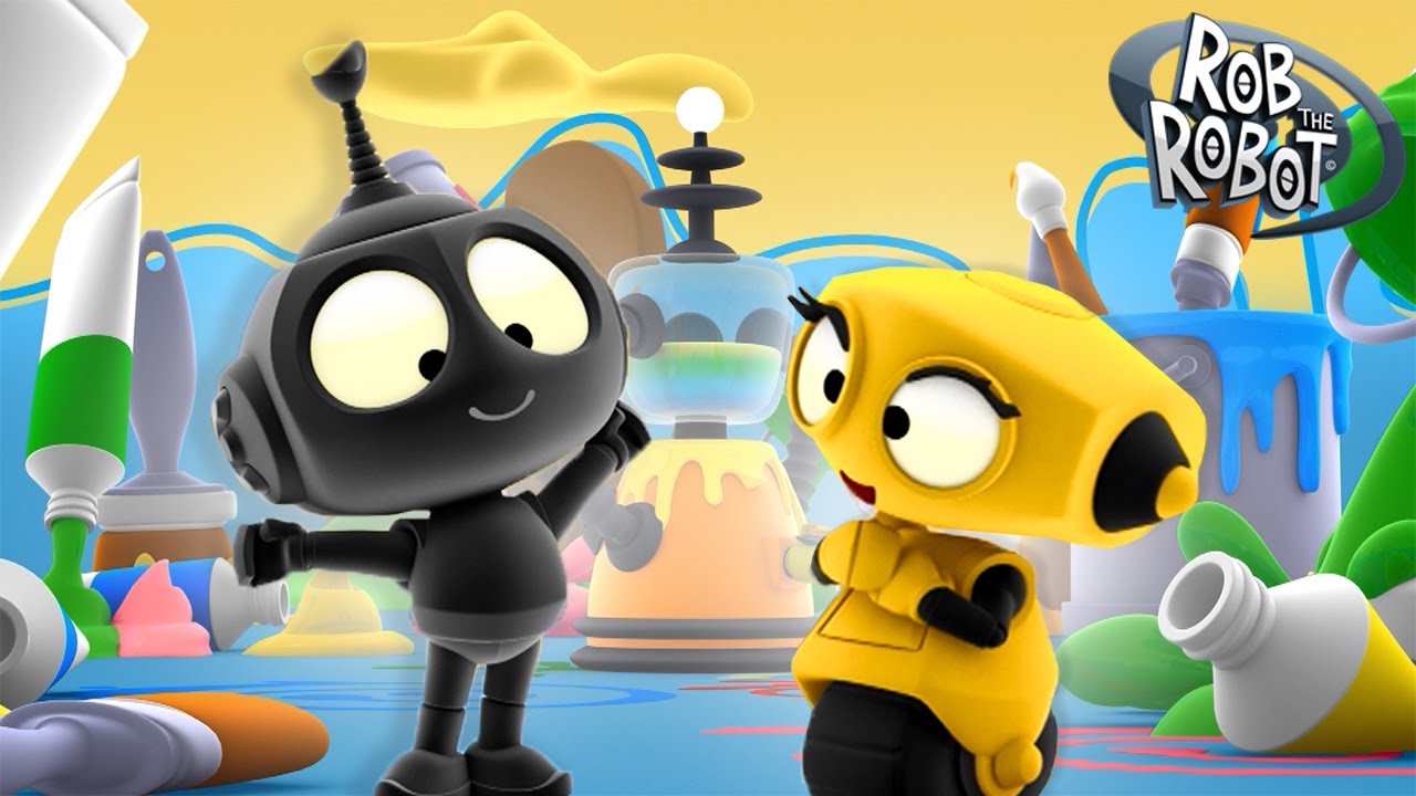 Color Confusion! 🌈 | Rob The Robot | Preschool Learning - YouTube