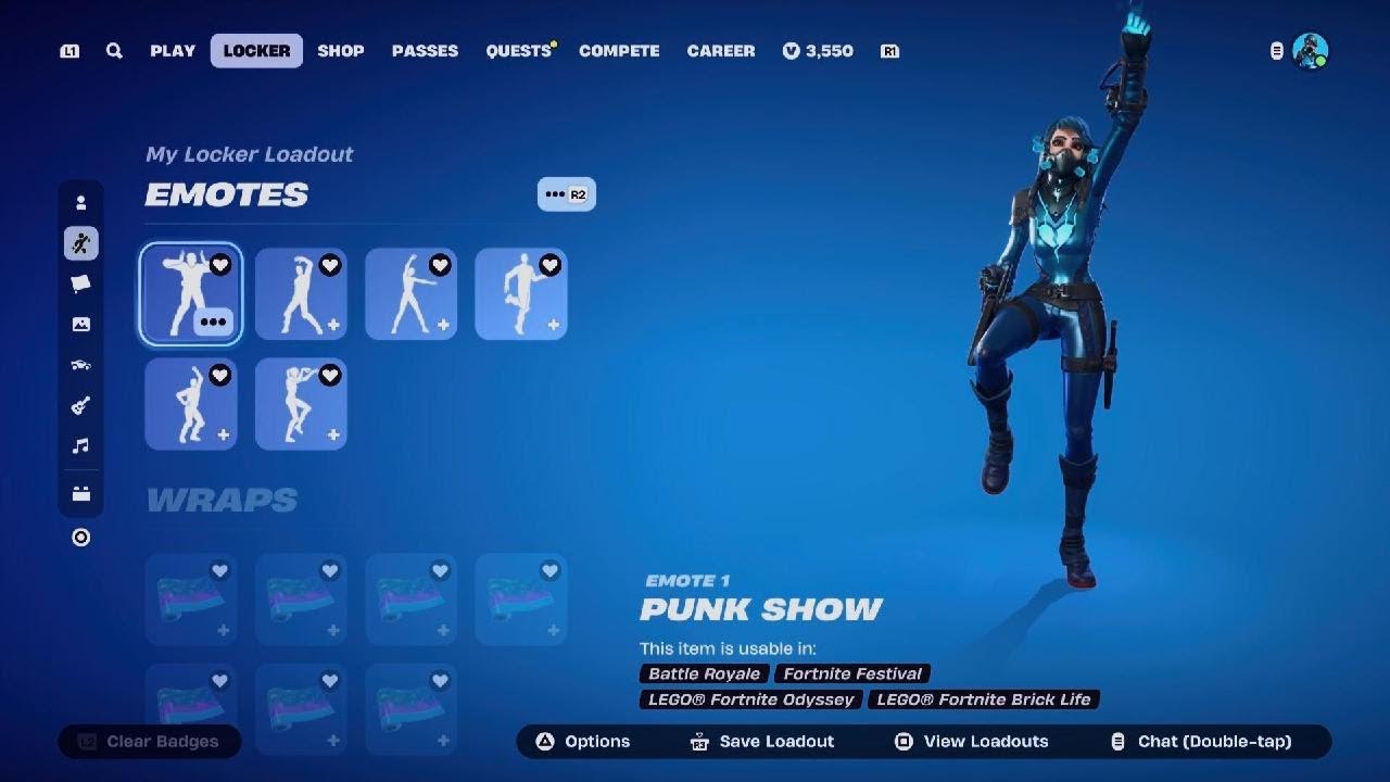 Fortnite Punk Show Emote (25 Minutes Long) 😍 - YouTube