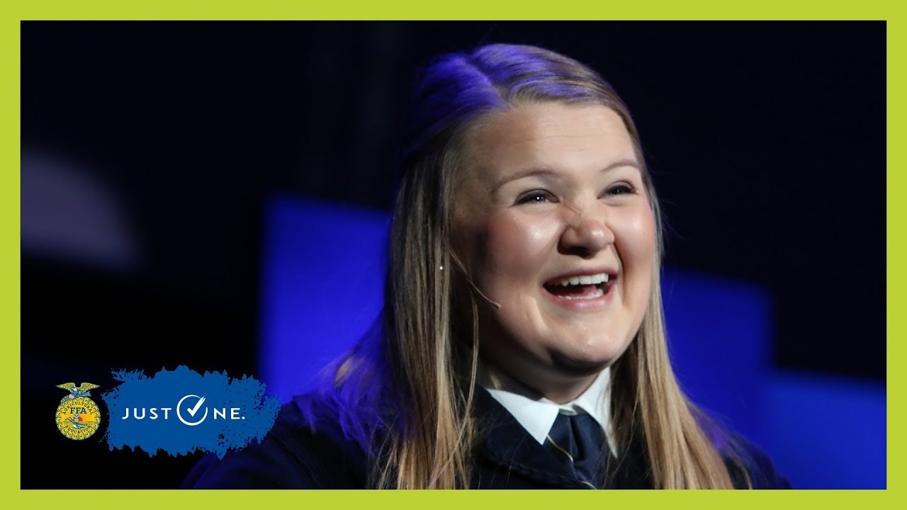 Erica Baier's Retiring Address | 2018 National FFA Convention & Expo ...